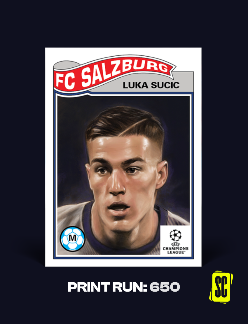 Luka Sučić #537 - Topps UCC Living Set Card - SportyCards