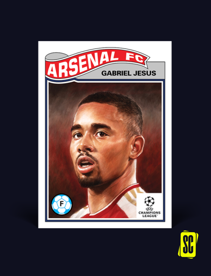 Gabriel Jesus #581 - Topps UCC Living Set Card - SportyCards