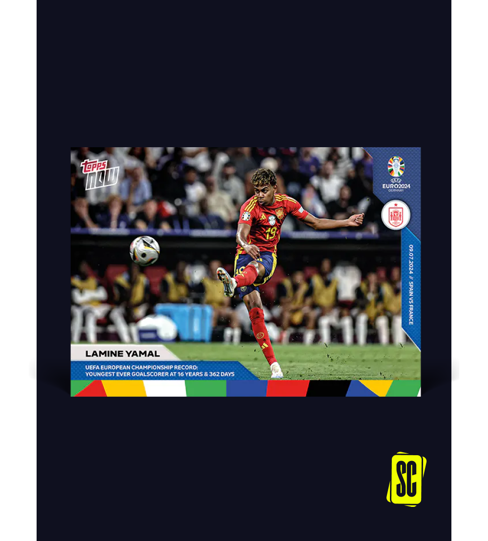 Lamine Yamal - UEFA European Championship Record: Youngest-ever goalscorer at 16 years and 362 ...