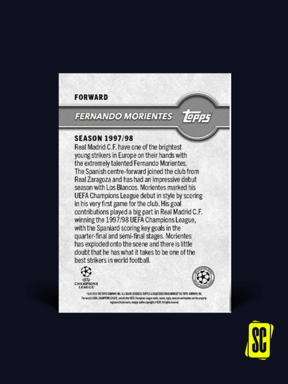 Lost Rookie - Fernando Morientes - SportyCards