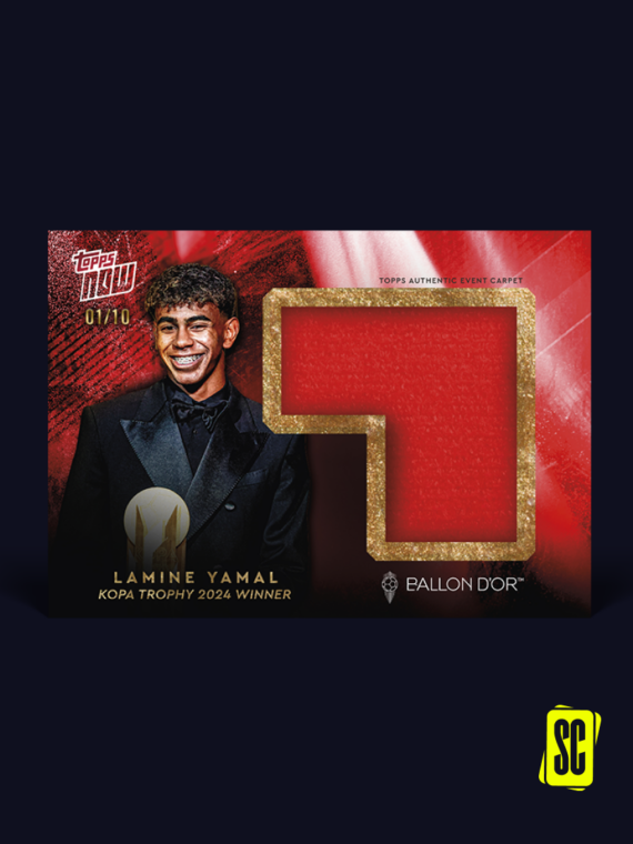 Lamine Yamal - 2024 Kopa Trophy Winner - Ballon d’Or Topps Now ...