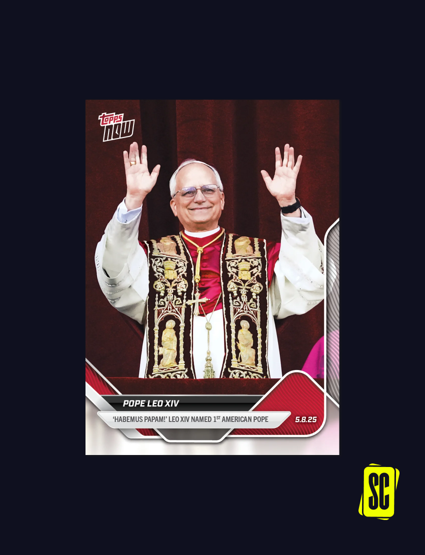 Pope Leo XIV - Topps Now 2025 - SportyCards