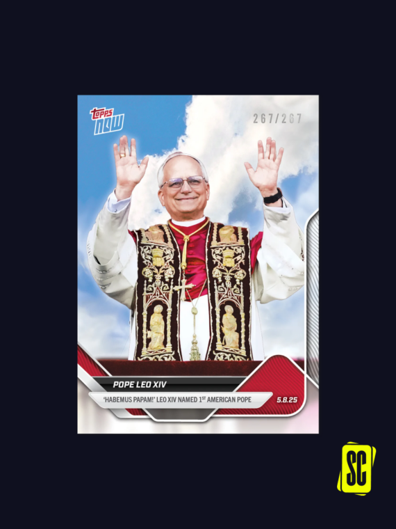 Pope Leo XIV - Topps Now 2025 - SportyCards