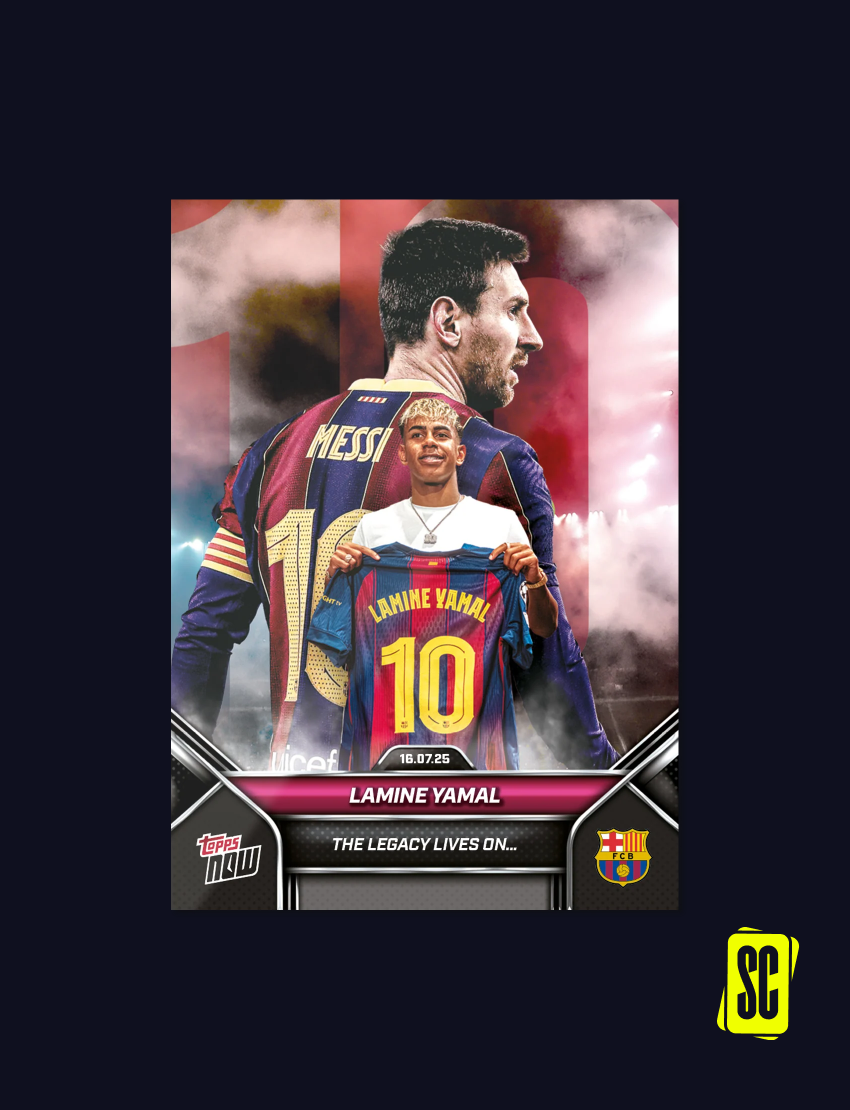 Lamine Yamal - Topps Now FC Barcelona 2025 - Card 2 - SportyCards